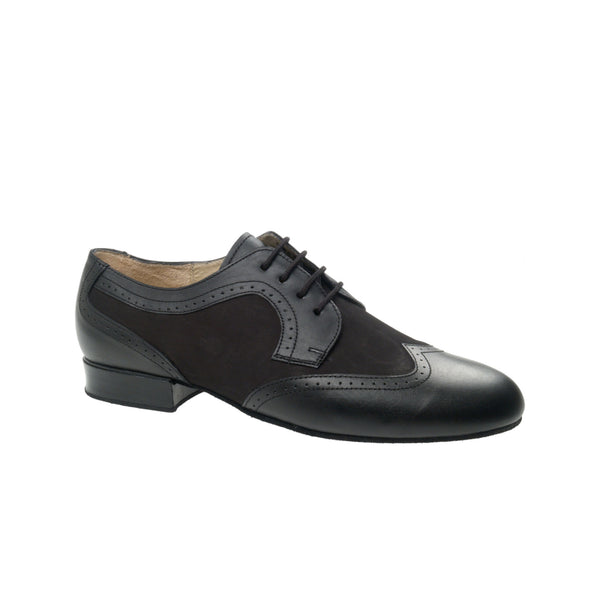 Diamant-Mens: Broderick Classic: New York Black Leather & Nubuck | .75 ...
